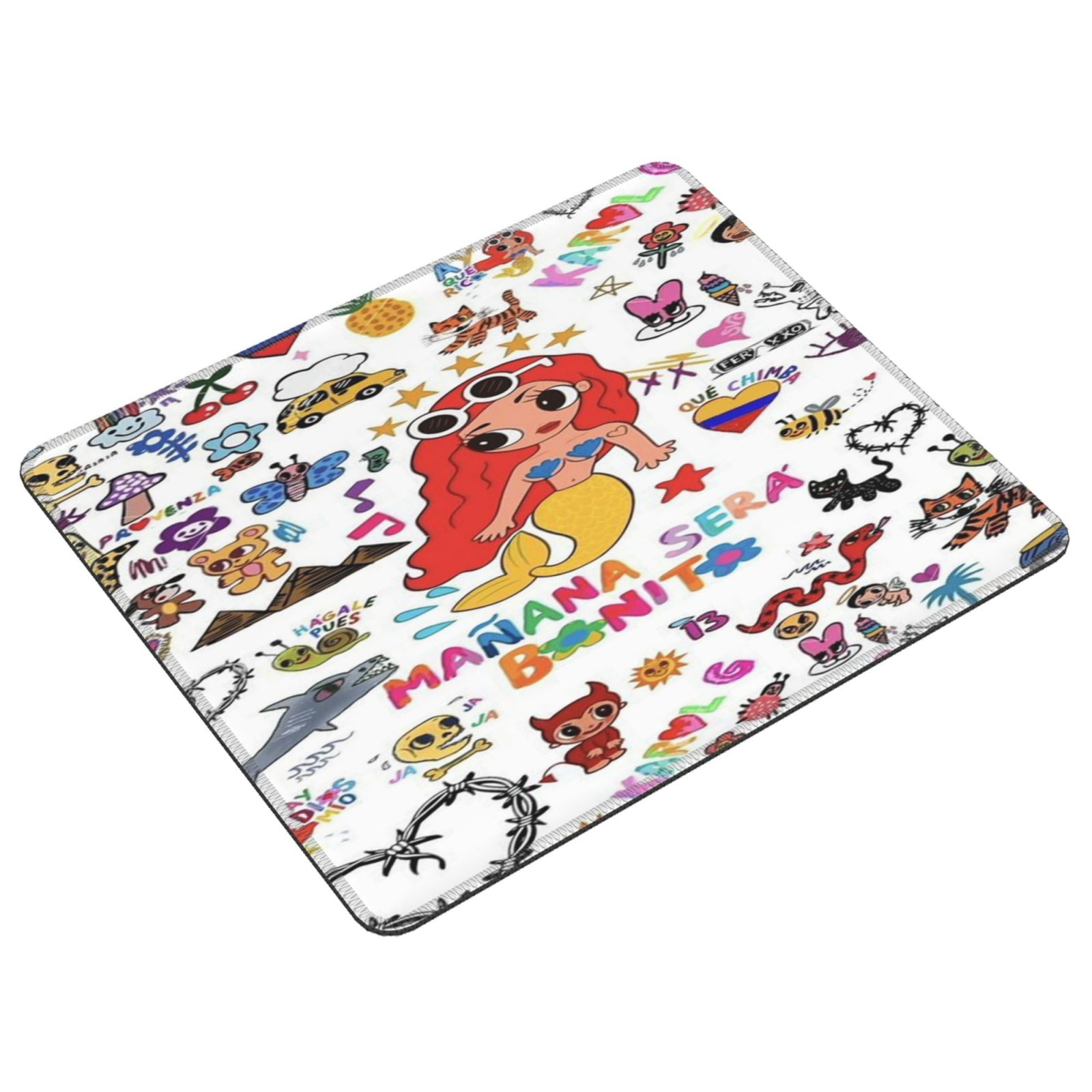 Karol G Computer Mouse Mat with Anti-Slip Rubber Base Anti-Fray ...