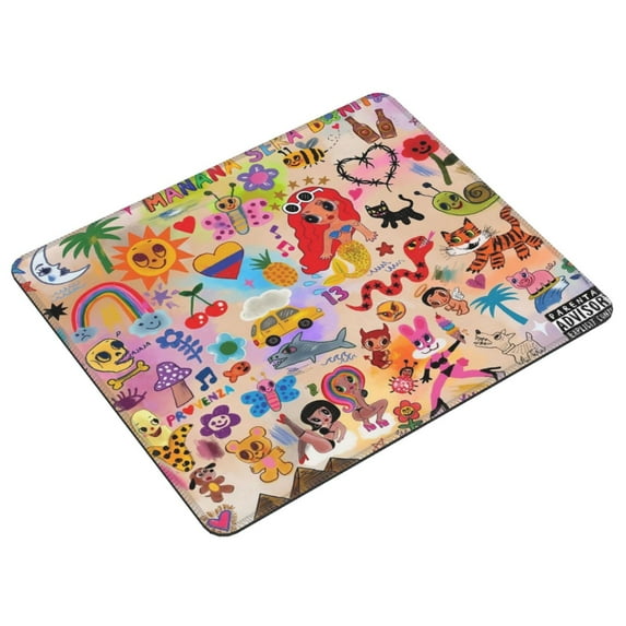 Karol G Computer Mouse Mat with Anti-Slip Rubber Base Anti-Fray ...