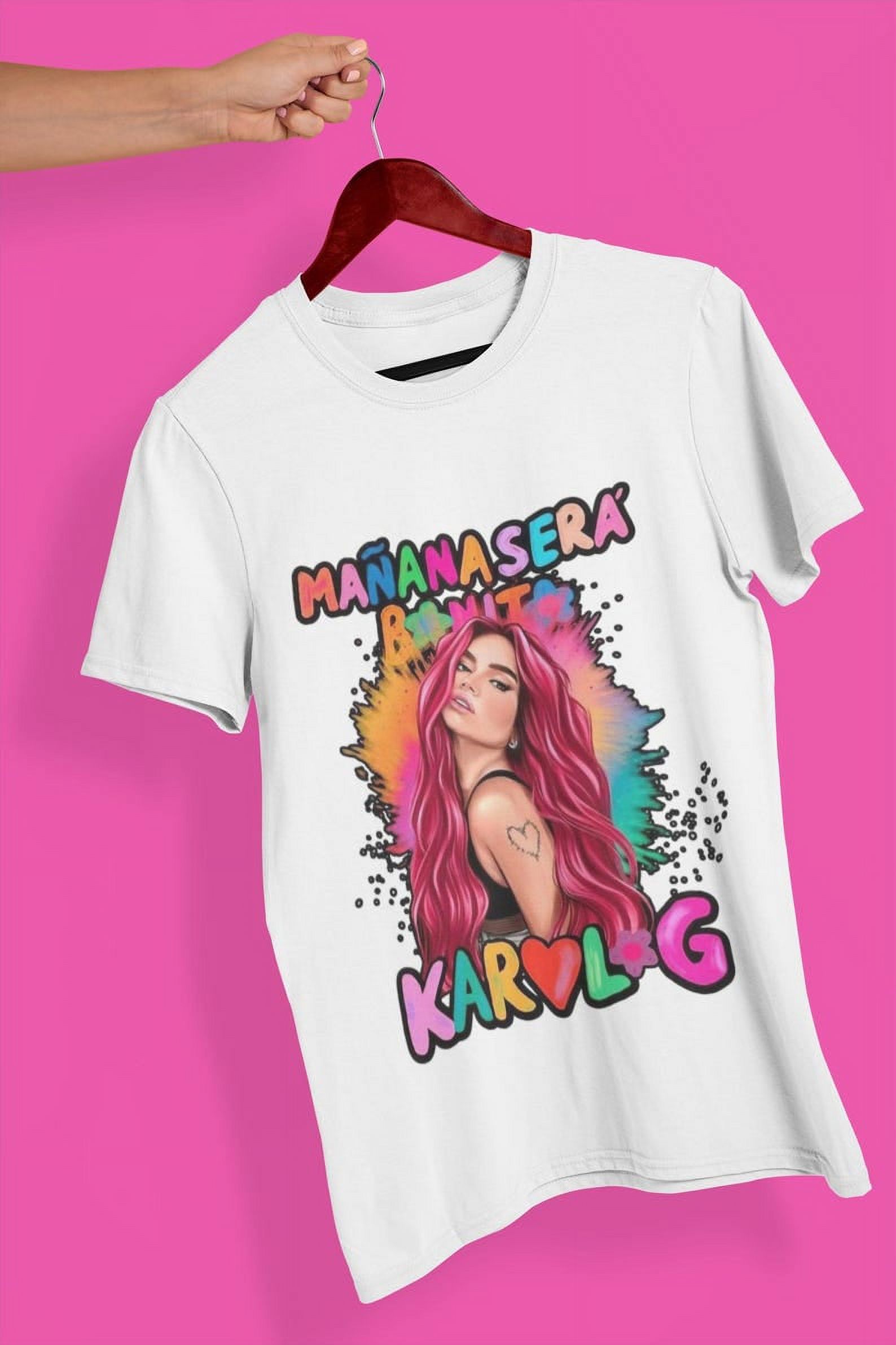 Karol G Manana Sera Bonito Tour T Shirt Singer - Walmart.com