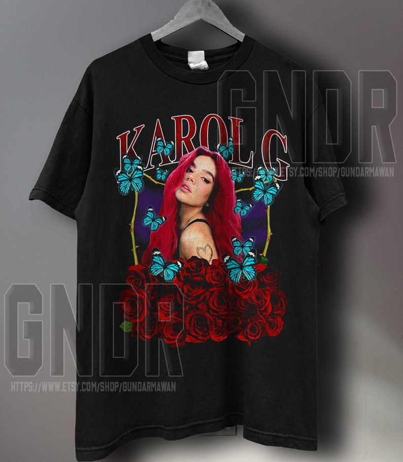 Karol G Red Hair Shirt, Bichota Red Shirt, Bichota Red, Karol G Merch ...