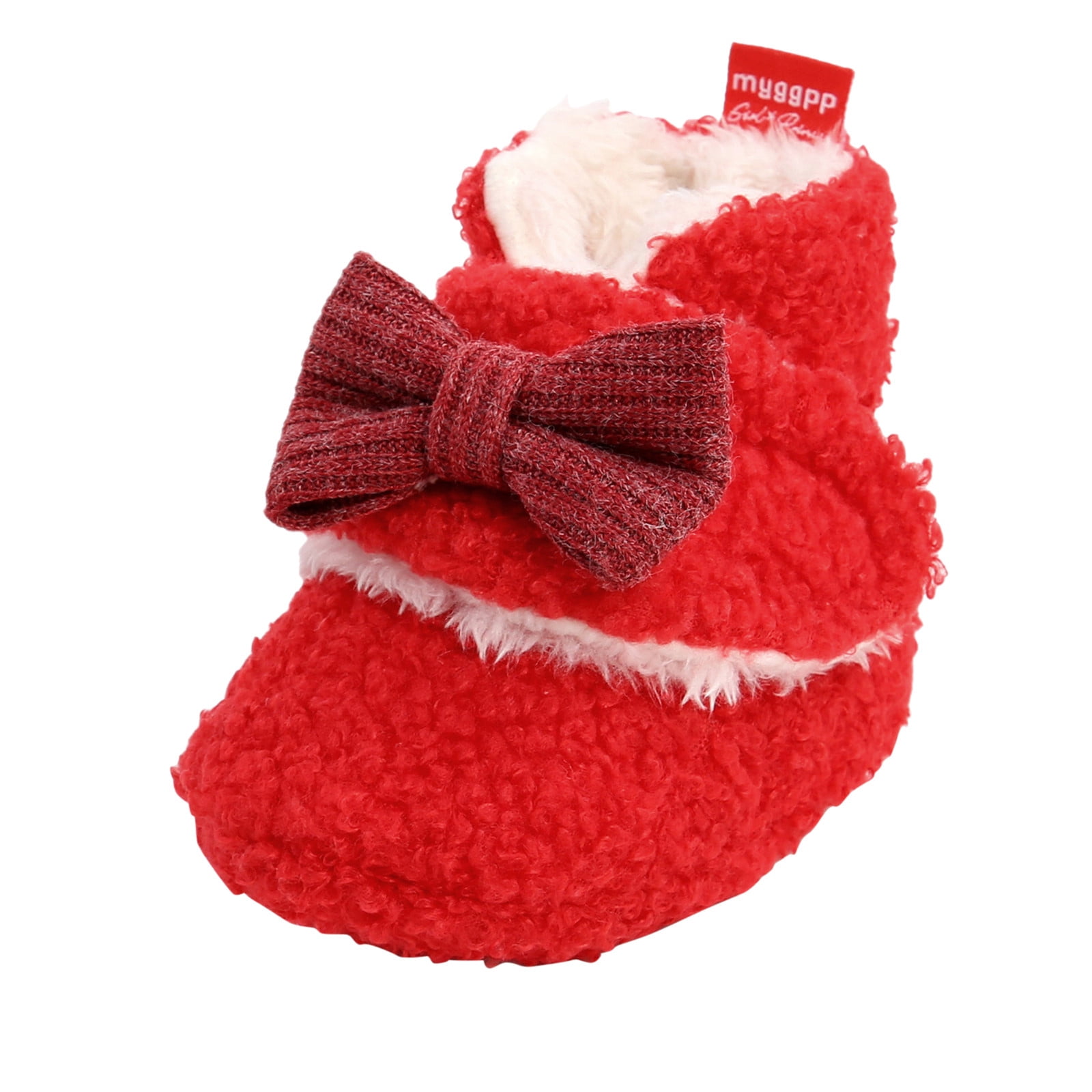 Karoyedx Boots for Girls Newborn Baby Boys Girls Cozy Fleece Booties ...