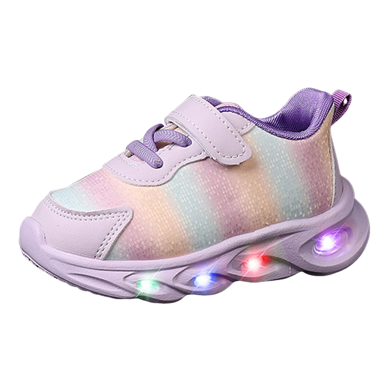 Karoyedx Fashion Sneakers Toddler Light Up Shoes Boys Girls LED ...