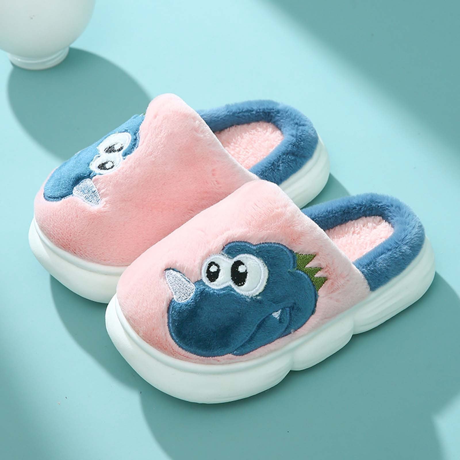 Karoyedx House Slippers Kids Toddler Boys Girls House Slippers Indoor ...