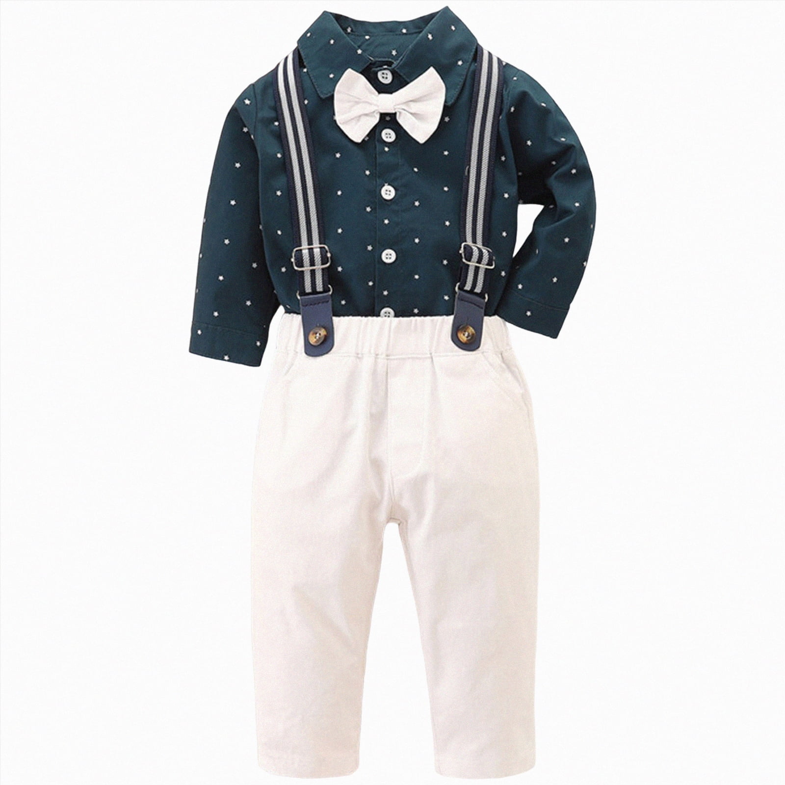 Karoyedx Infant Boy Formal Suit Christmas Baby Boy Suits Clothes Infant ...