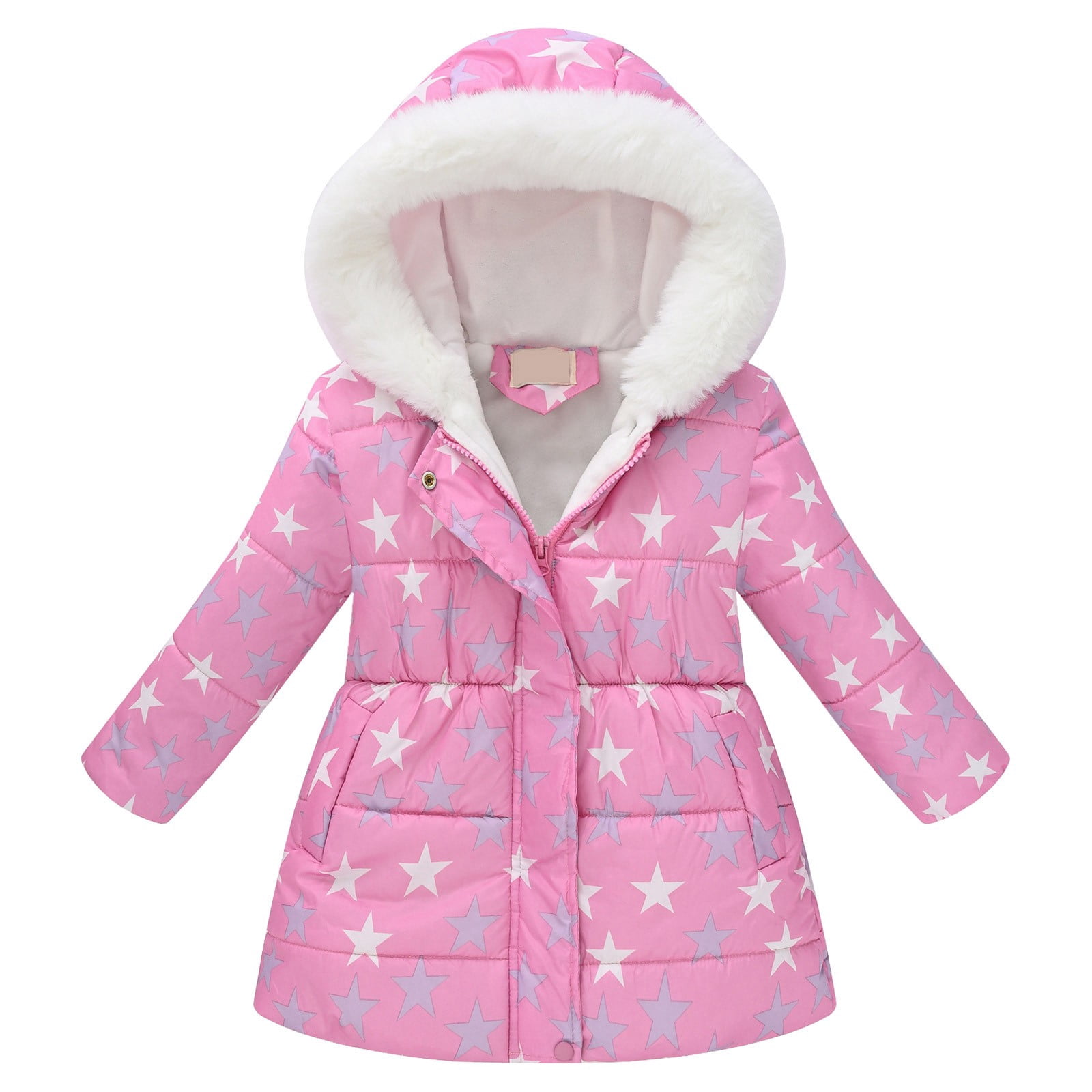 Karoyedx Kids Puffer Jackets Girls Girls' Winter Coat Insulated Long ...