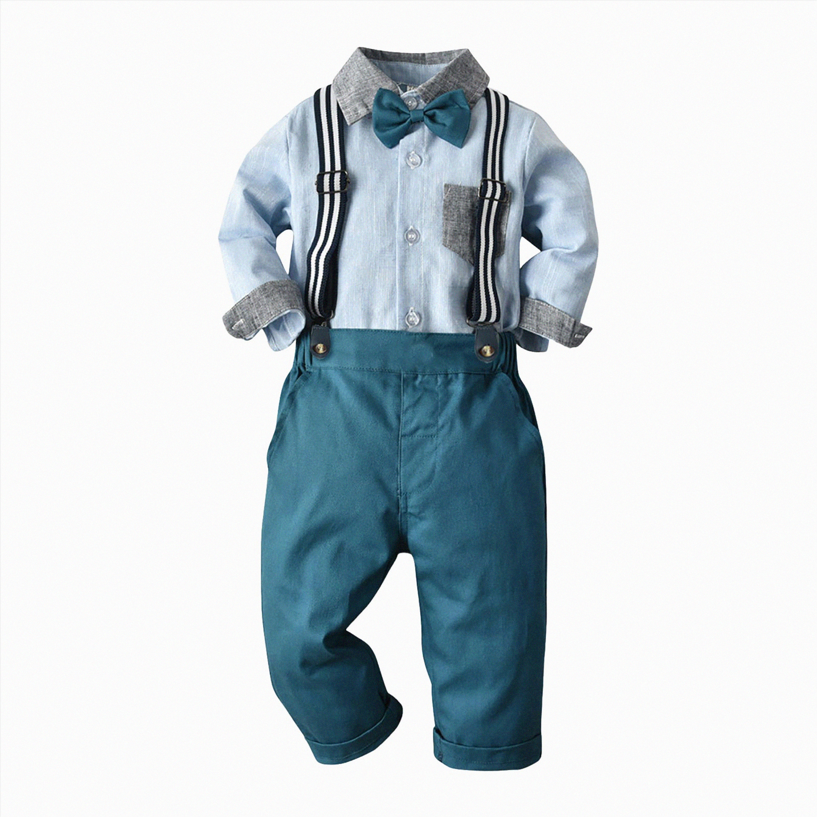 Karoyedx Toddler Boy Christmas Tuxedo Suit Toddler Baby Boy Clothes ...