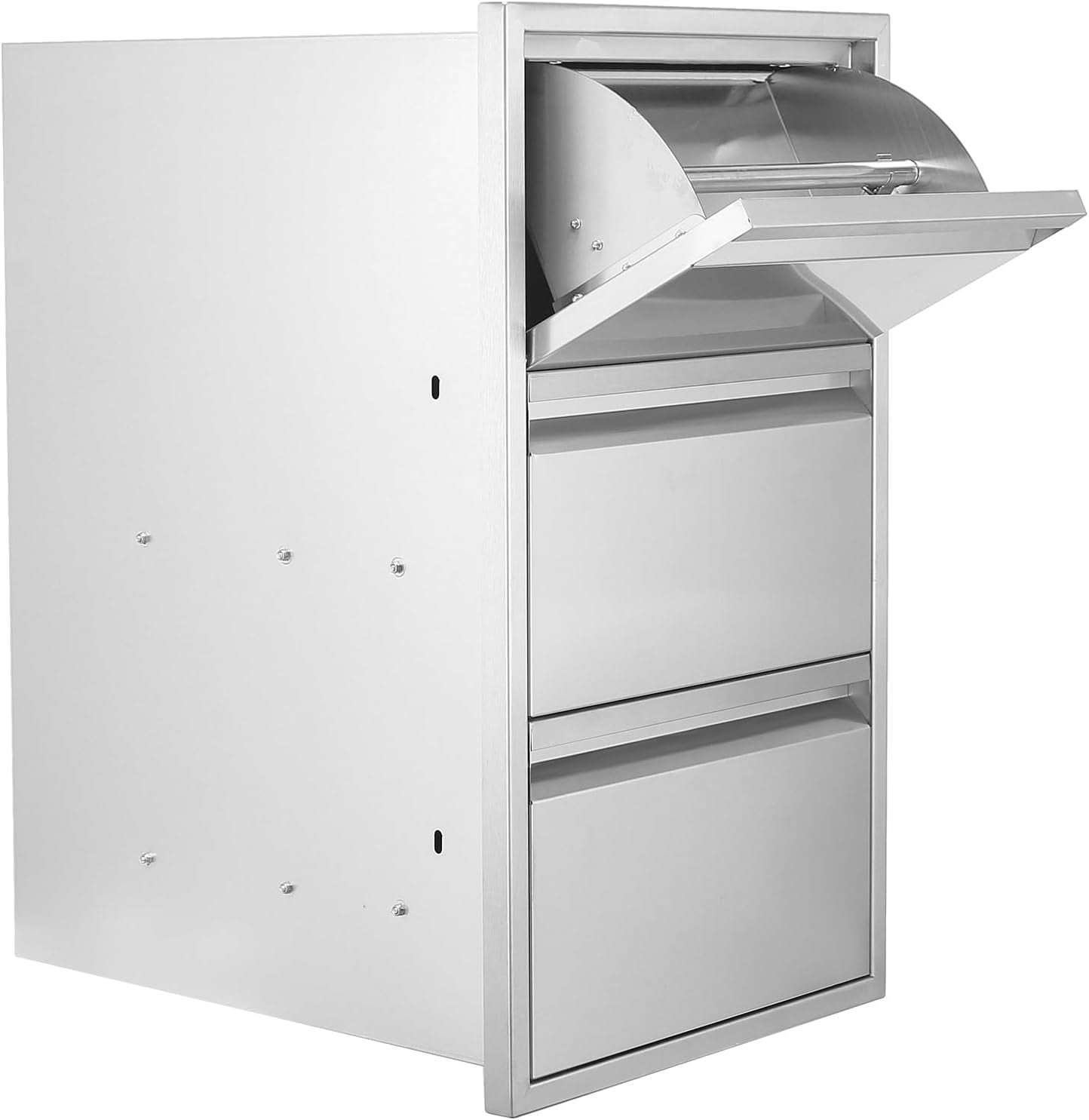 Karpevta Double Access Drawer with Paper Towel Holder 15''Wx H26'' x D20'' Inch Outdoor Kitchen ...