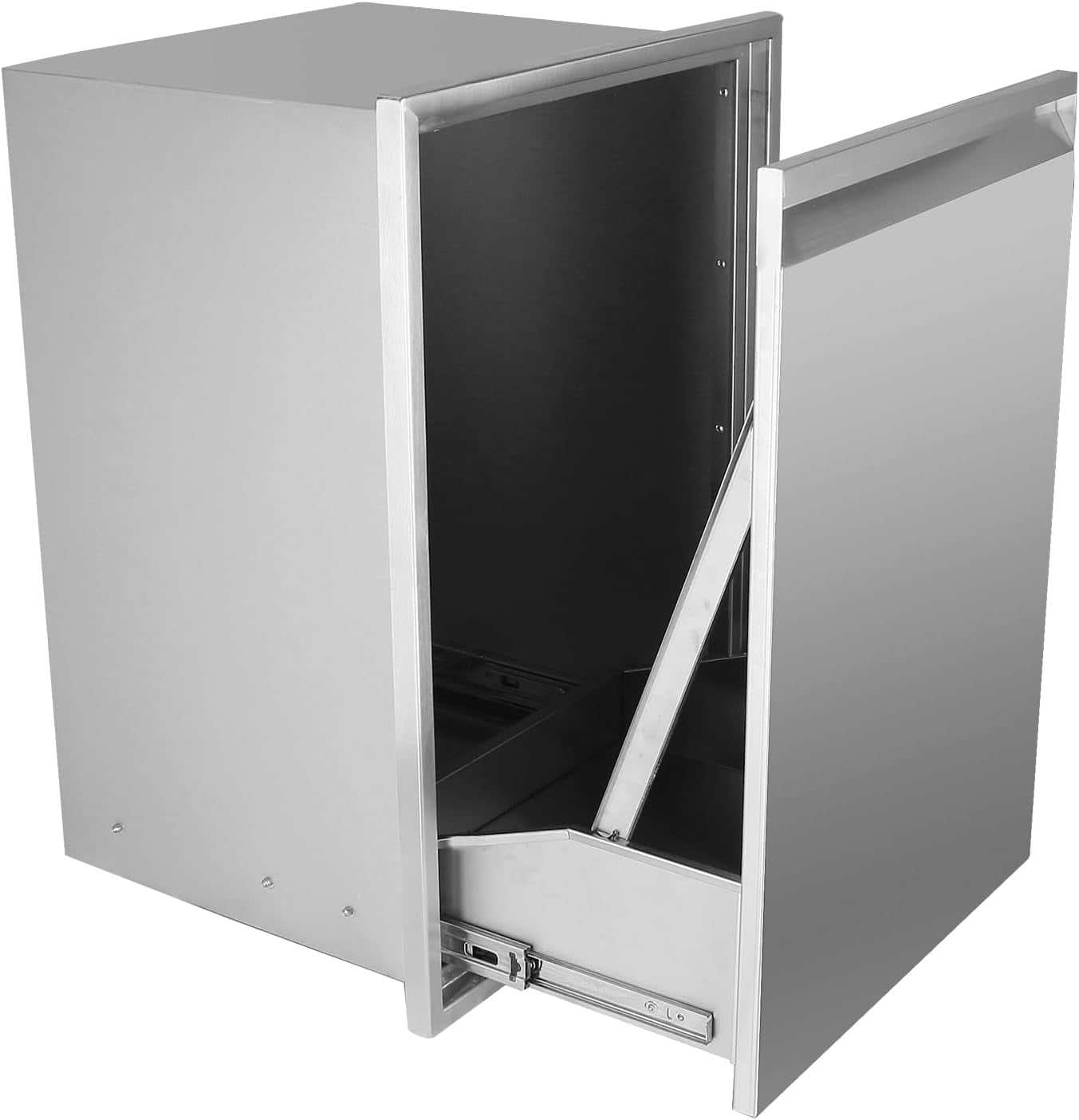 Karpevta Trash Pull-Out for Cabinet 13X26X19IN Outdoor Kitchen Drawers ...