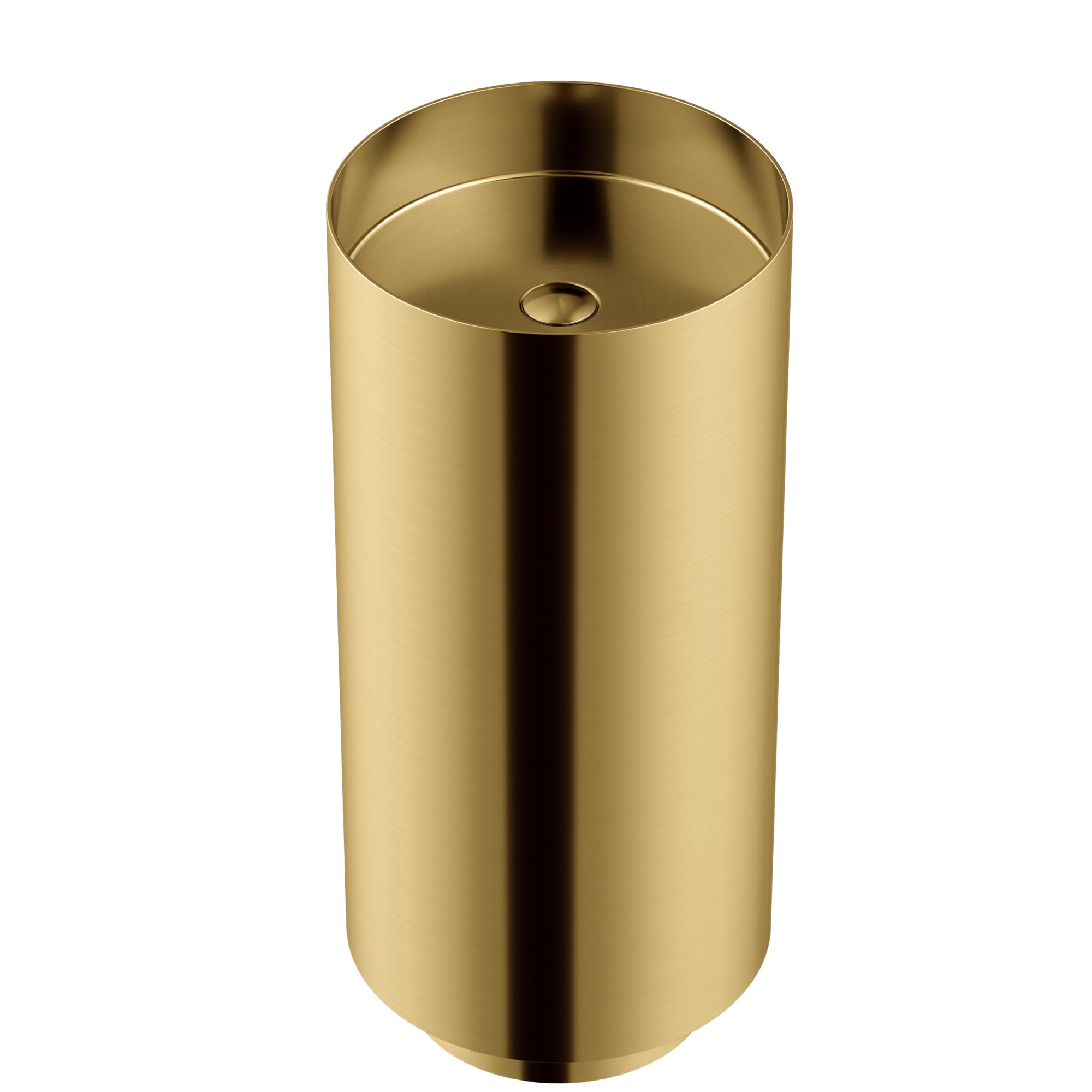 Karran Usa Ccp100 Cinox 15" Circular Stainless Steel Pedestal Bathroom ...