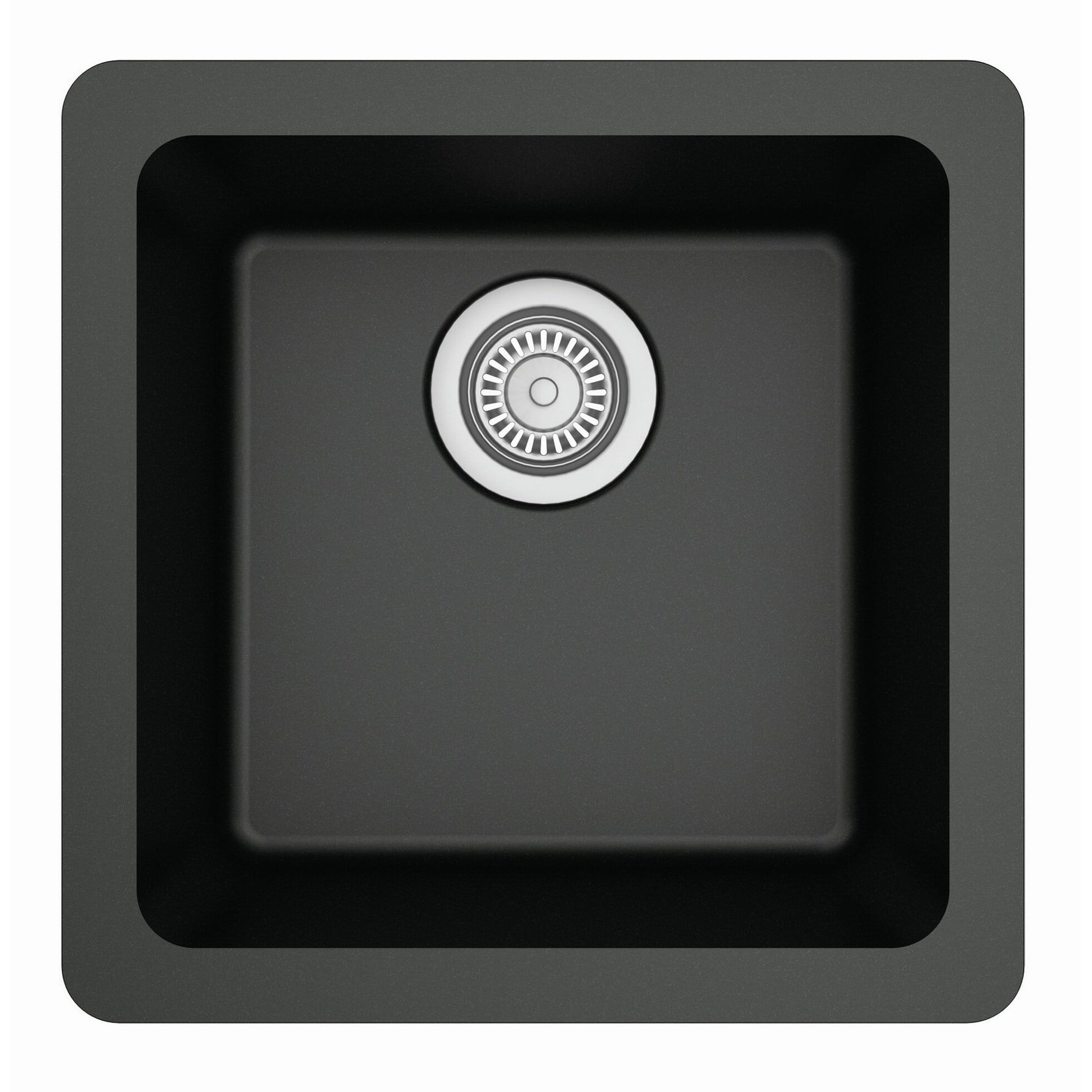 Karran QU-690 Undermount Quartz Composite 17 in. Bar Single Bowl Sink ...