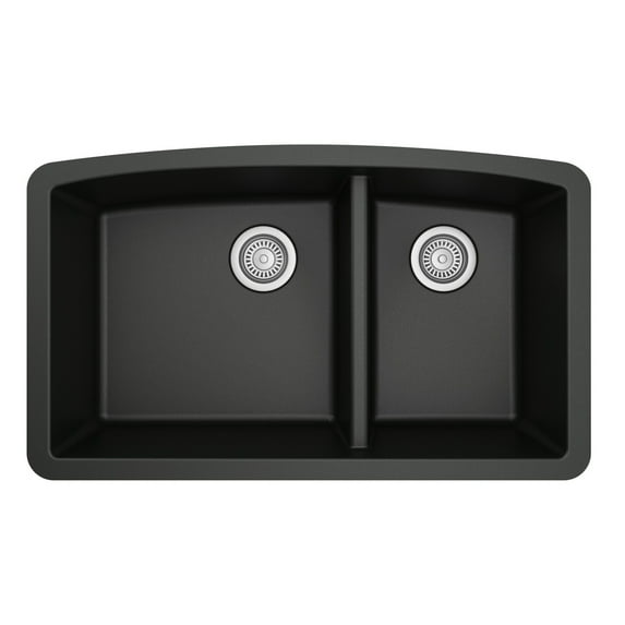 Karran Usa Qu-711 Quartz Qu 32" Undermount Double Basin Quartz ...