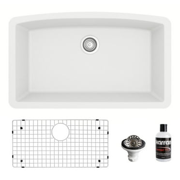 Karran Usa Qt-712-Pk1 Quartz Qt 33" Drop In Single Basin Quartz ...