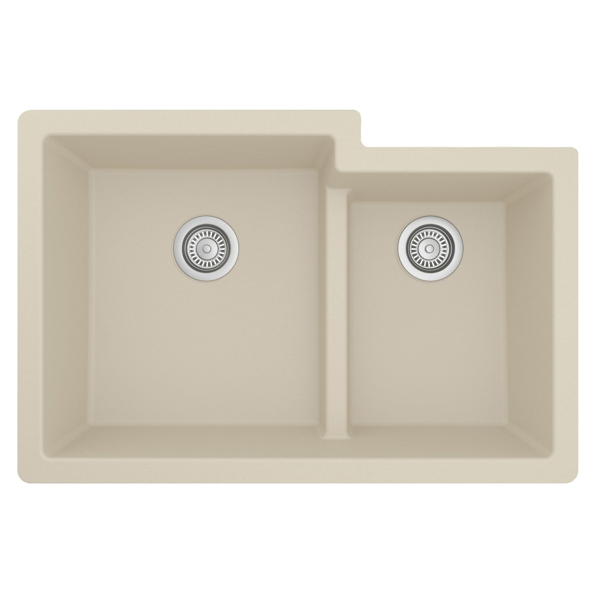 Karran Usa Qu-811 Quartz Qu 32" Undermount Double Basin Quartz ...