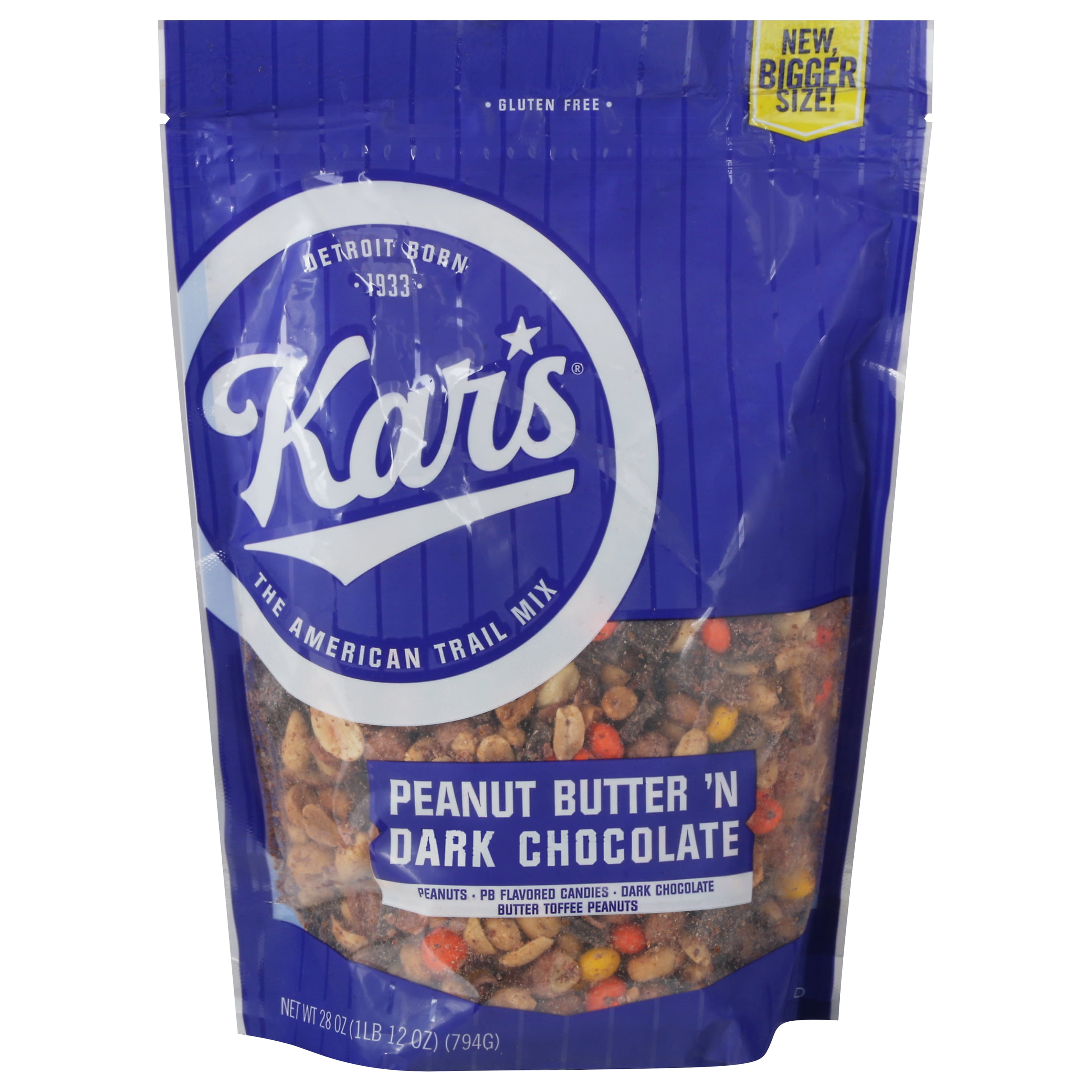 Kar's Trail Mix Peanut Butter & Dark Chocolate Large 28 oz Bag ...