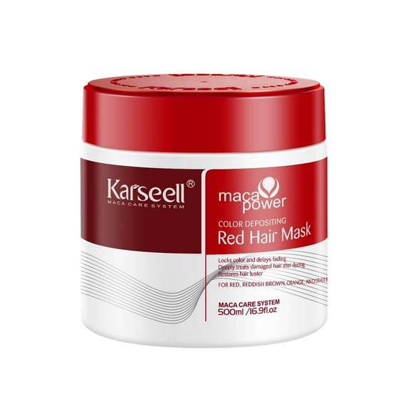 Karseell Color Depositing Red Hair Mask Color Boosting Conditioner ...