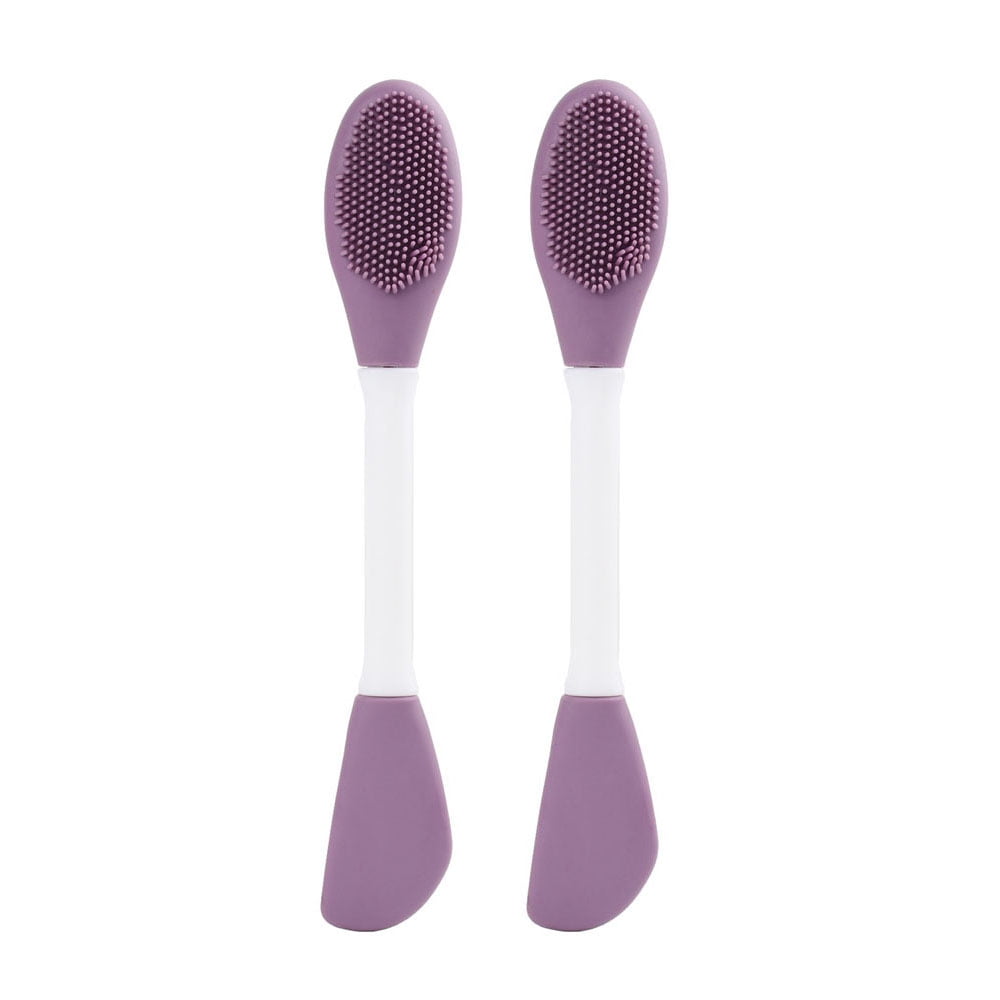 Karsyngirl 2/5Pcs Double Head Silicone Face Mask Brushes Facial Pore ...