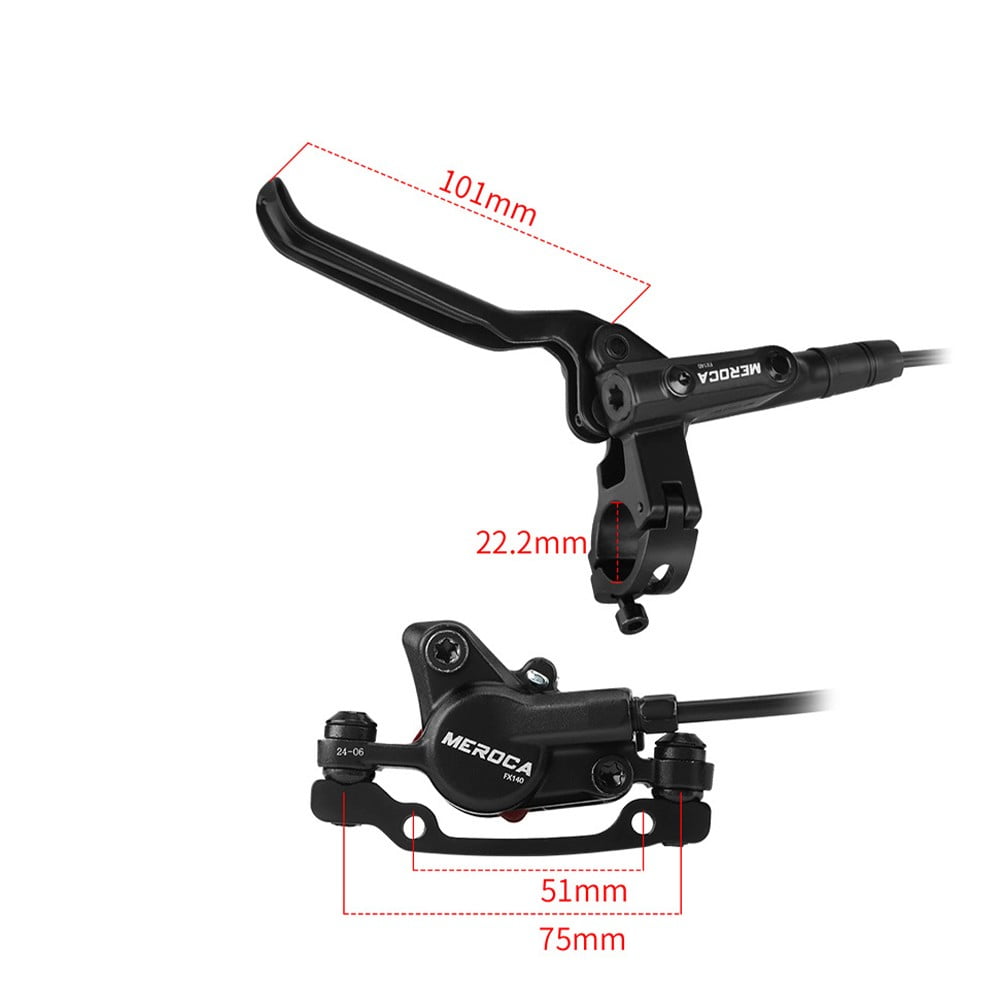Kart Left Brake Handle Rear Reverse Brake 1450MM for140MM Disc Brake ...