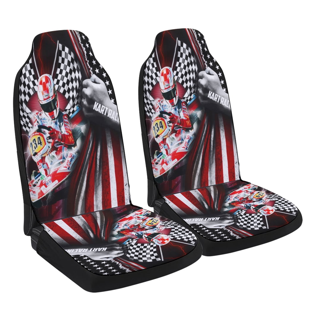 Kart Racing Seat Covers Cars, Car Truck SUV 2 Piec - Walmart.com