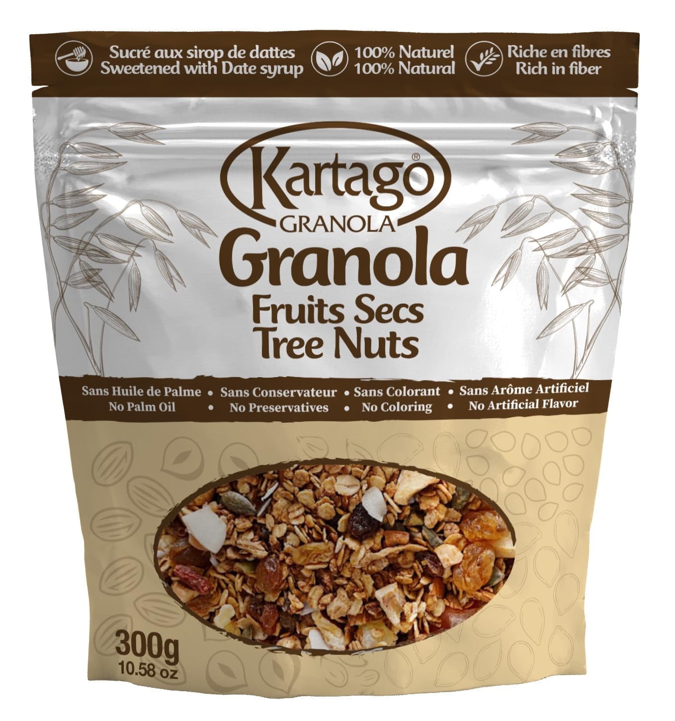 Kartago Granola Tree Nuts, All Natural and Healthy, Naturally Sweetened ...