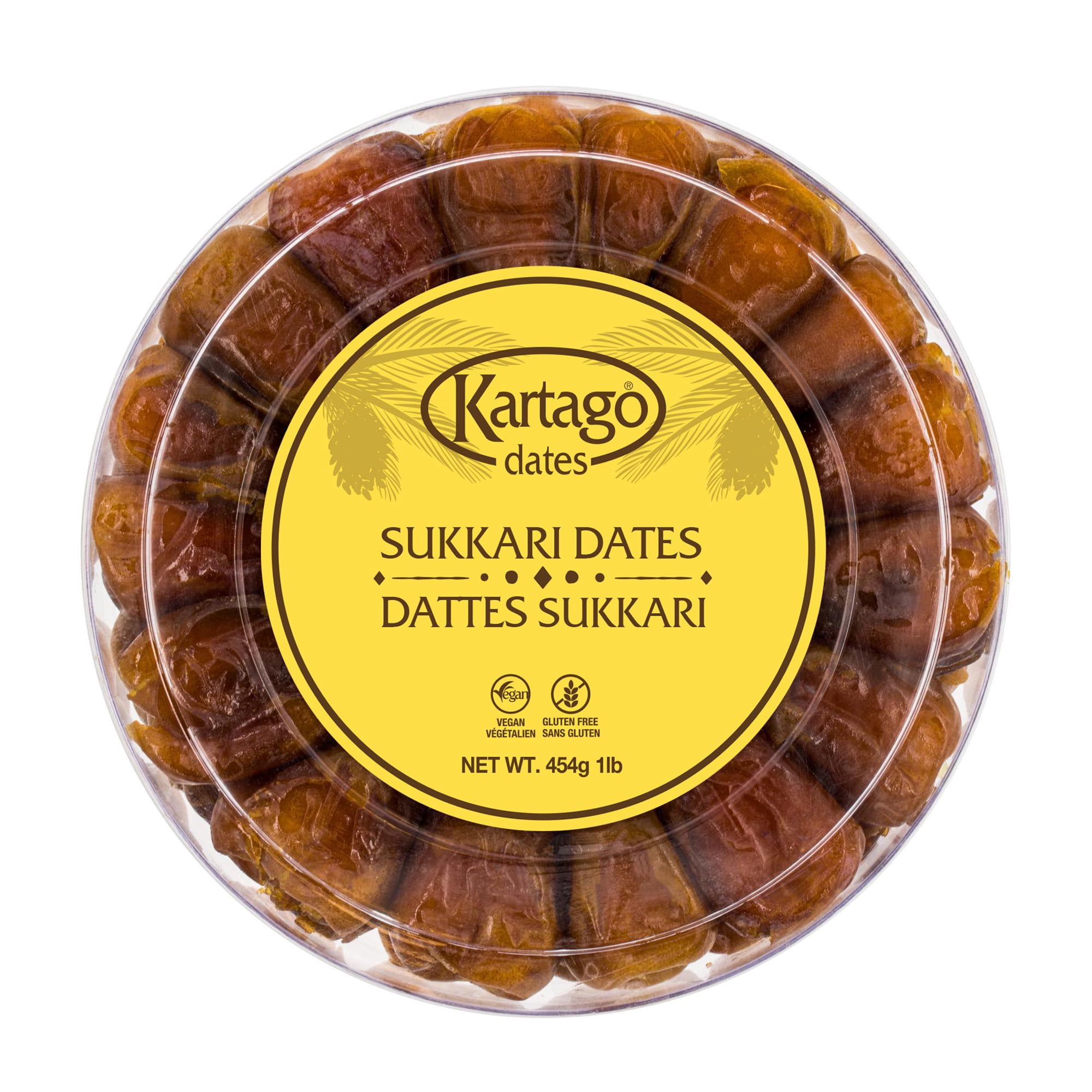 Kartago Sukkari Dates – Premium Soft & Golden Saudi Dates 1Lb ...