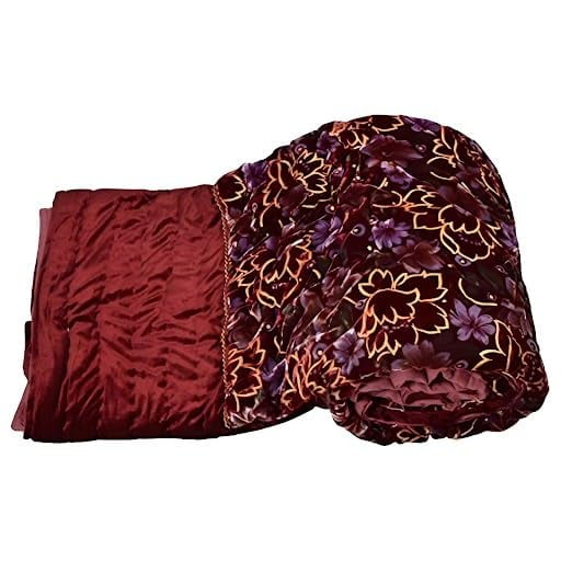 Kartik Fashion Bombay Permium Velvet Cloth Double Bed Quilt Jaipuri ...