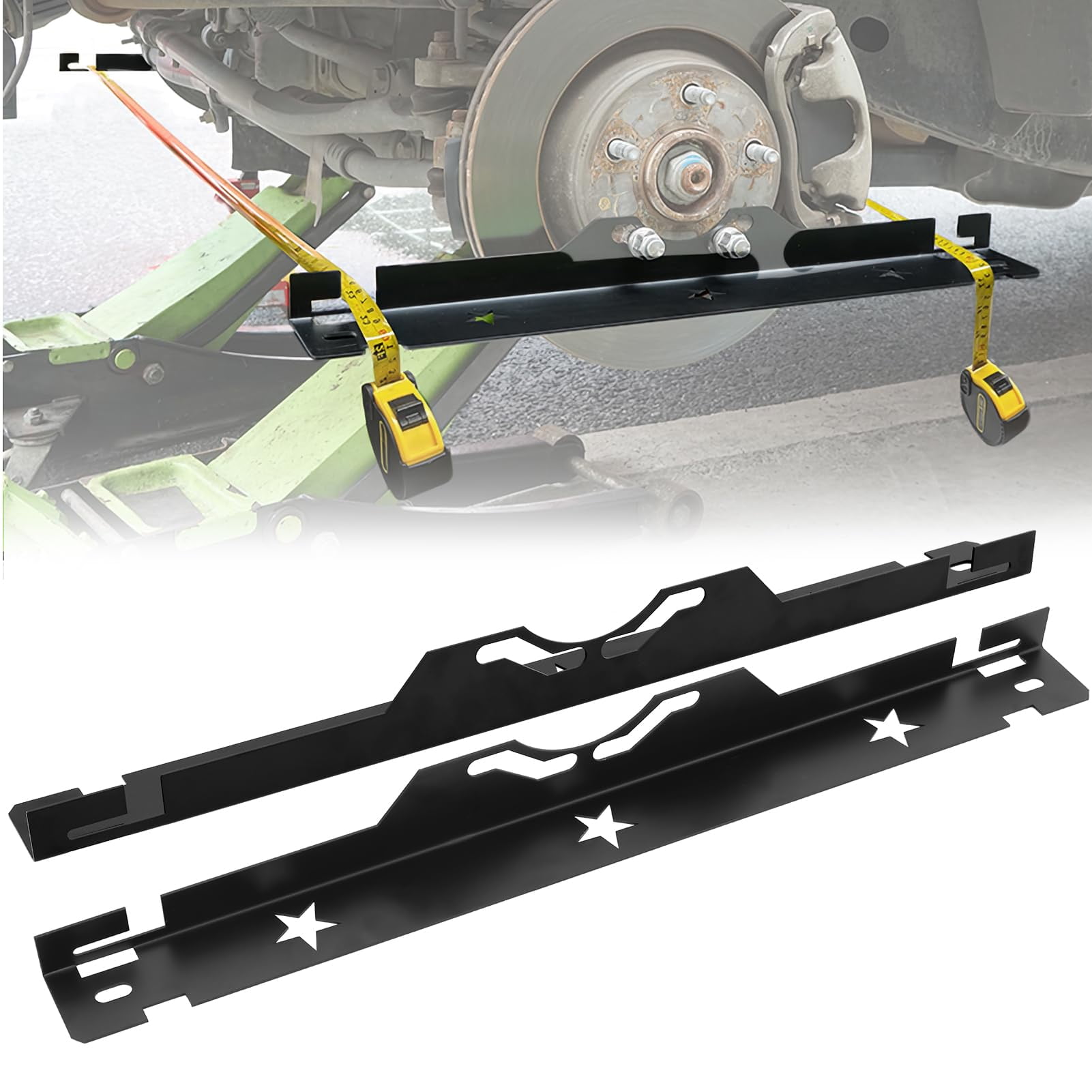 Kartols Wheel Alignment Tool with Hanging Holes Stainless Steel Toe ...