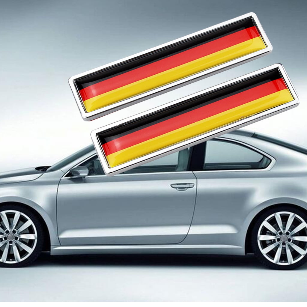 Karymi Flag Emblem DIY Metal Car Sticker Car Styling - Germany ...