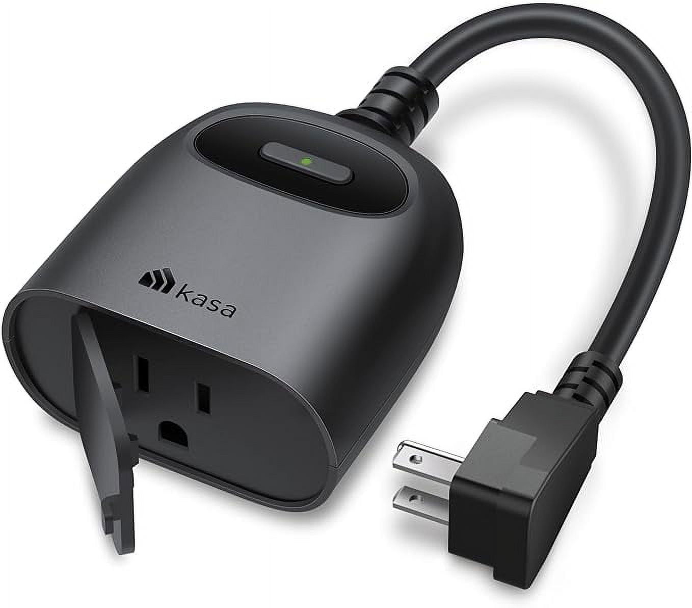 Kasa Outdoor Smart Plug, Smart Home Wi-Fi Outlet Timer, Max Load 15A ...