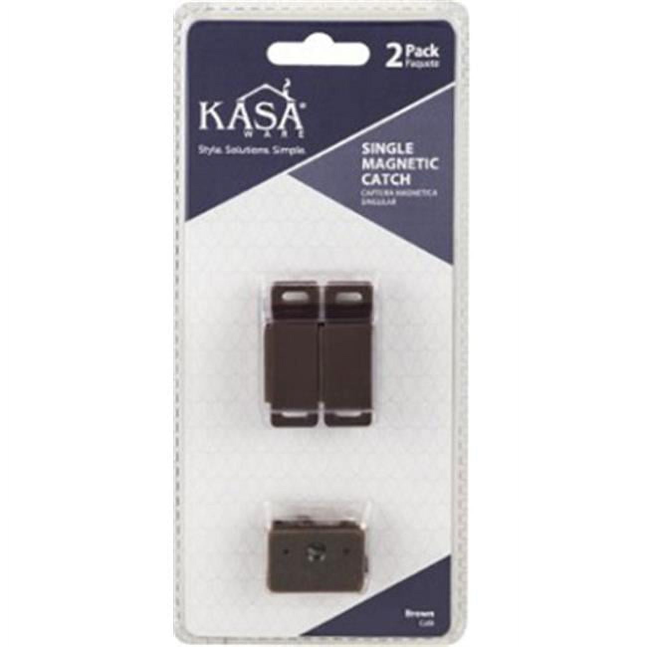 KasaWare Brown Single Magnetic Catch (2-Pack) KFCMS-A-BR2 - Walmart.com