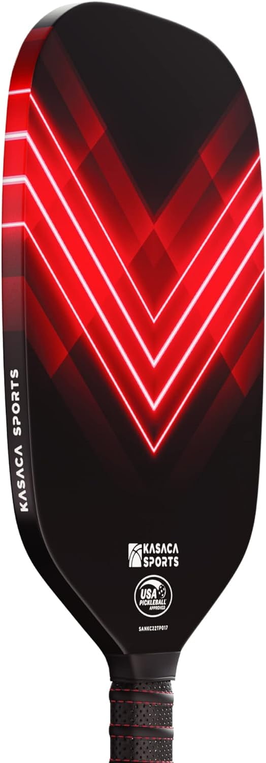 Kasaca Pickleball Paddles Set, Carbon Fiber with Honeycomb Technology ...