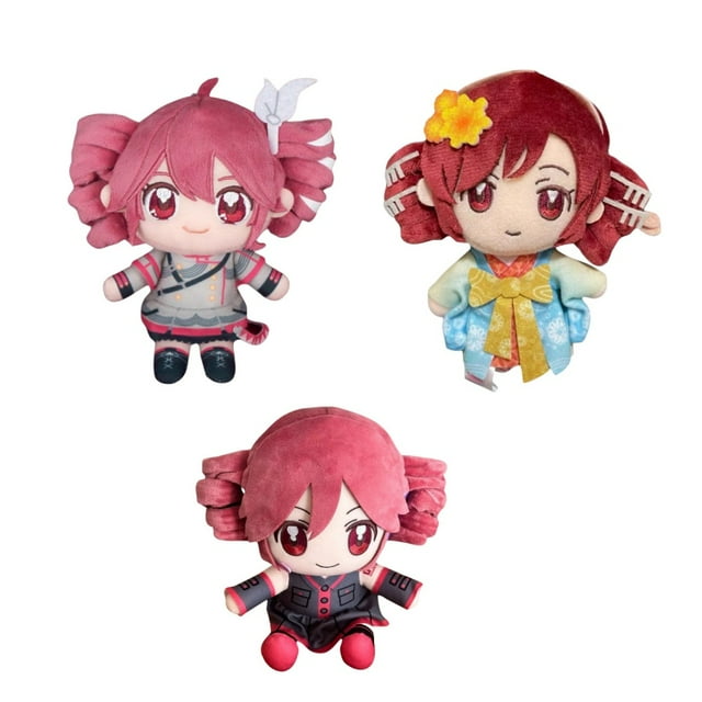 Kasane Teto (3pc) 9.8" Kawaii Kasane Teto Plush Toy,Kawaii Plushies ...