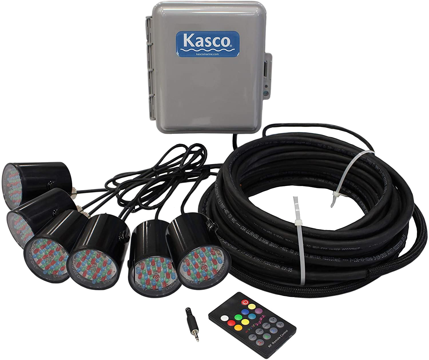Kasco RGB6C5 Pond Fountain Composite RGB LED 6 Light Kit - Walmart.com