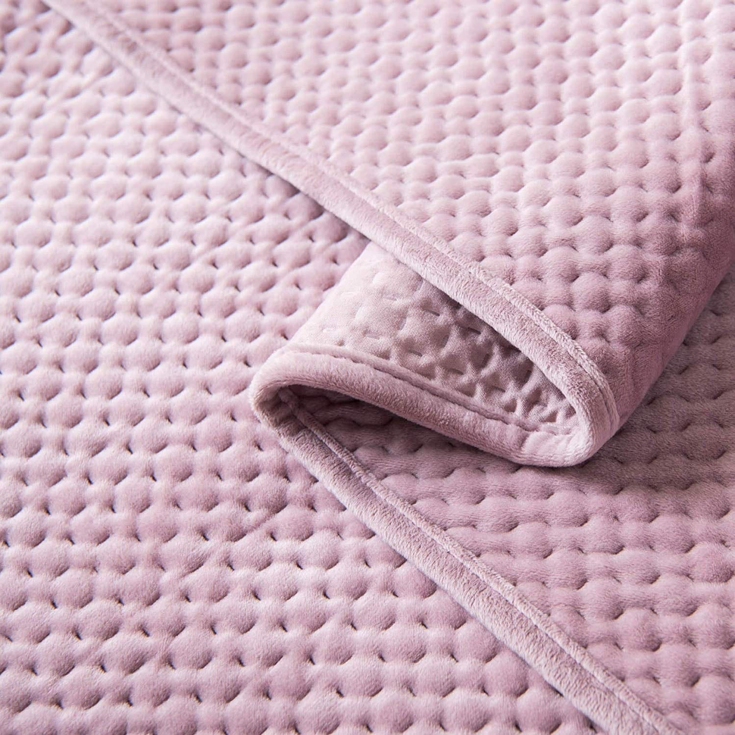 Kasentex All Season Plush Poly Velvet Lavish Design Quilt Set Soft and ...