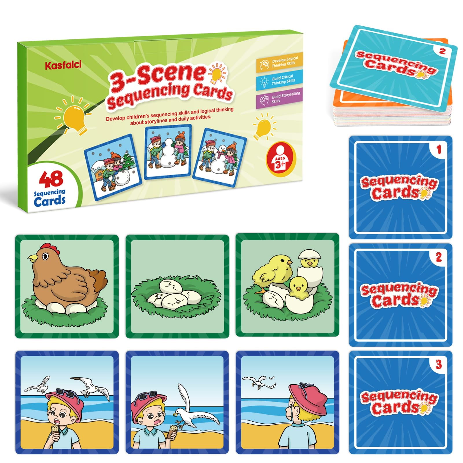 Kasfalci Sequencing Cards, Sequence MMF7 Game for Kids, Speech for ...