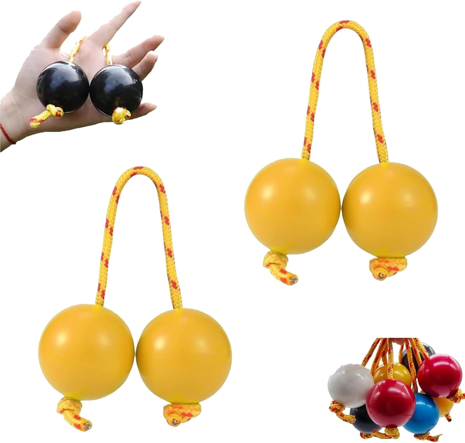 Kashaka Shaker - Rhythmic Ball Percussion,2 Pairs Kash Shakers,Asalato ...