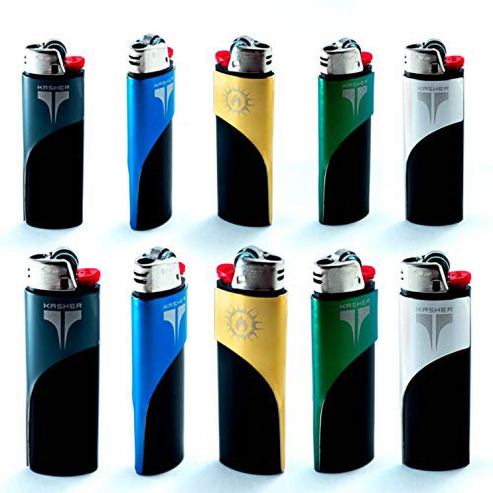 Kasher’s Classic Multi-tool Lighter Case with Lighter Pack of 10 ...