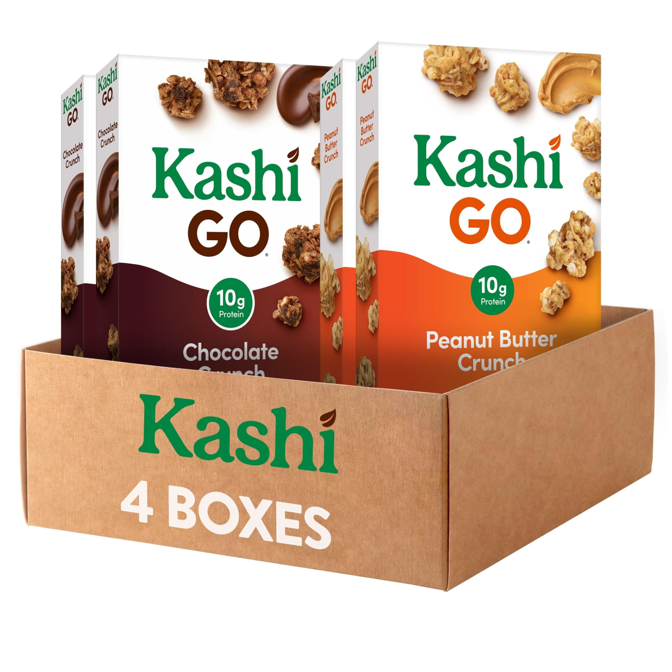Kashi GO Breakfast Cereal, RRF12 Fiber Cereal, Family Breakfast ...