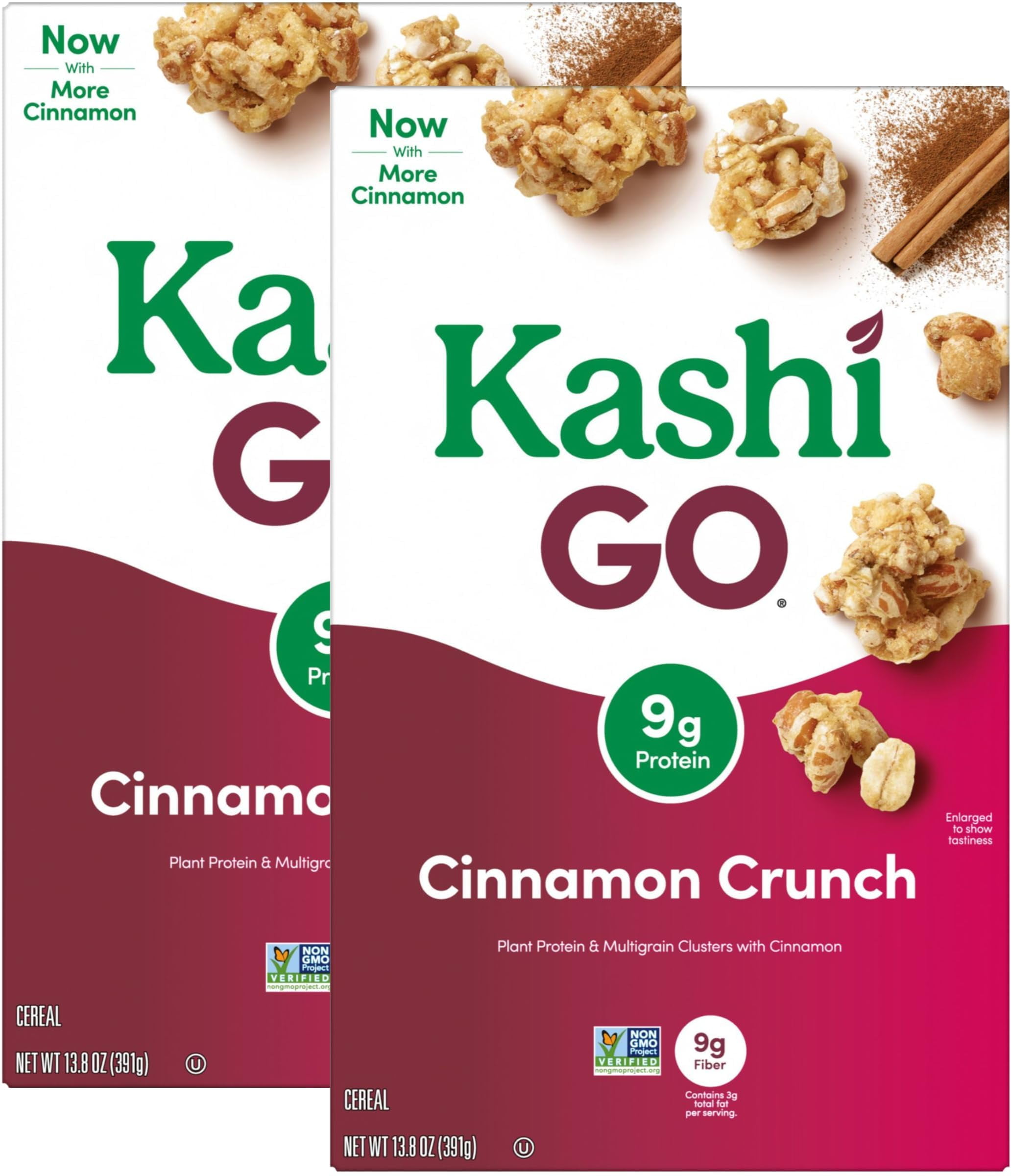 Kashi GOLEAN Crunch Cereal-13.8 Ounce (Pack of 2) - Walmart.com