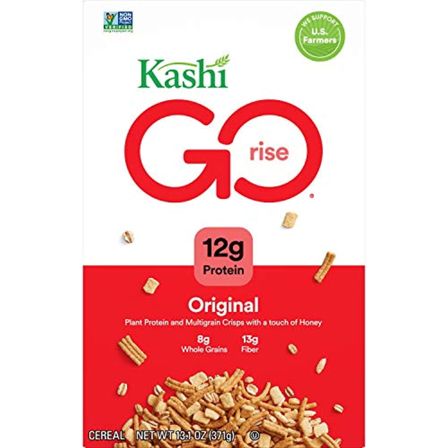 Kashi Go Original Breakfast Cereal, Honey Graham, Healthy Low Fat ...