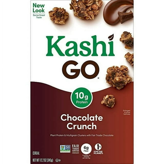 Kashi Go Lean Chocolate Crunch Cereal 12.2 oz Pack of 2 - Walmart.com