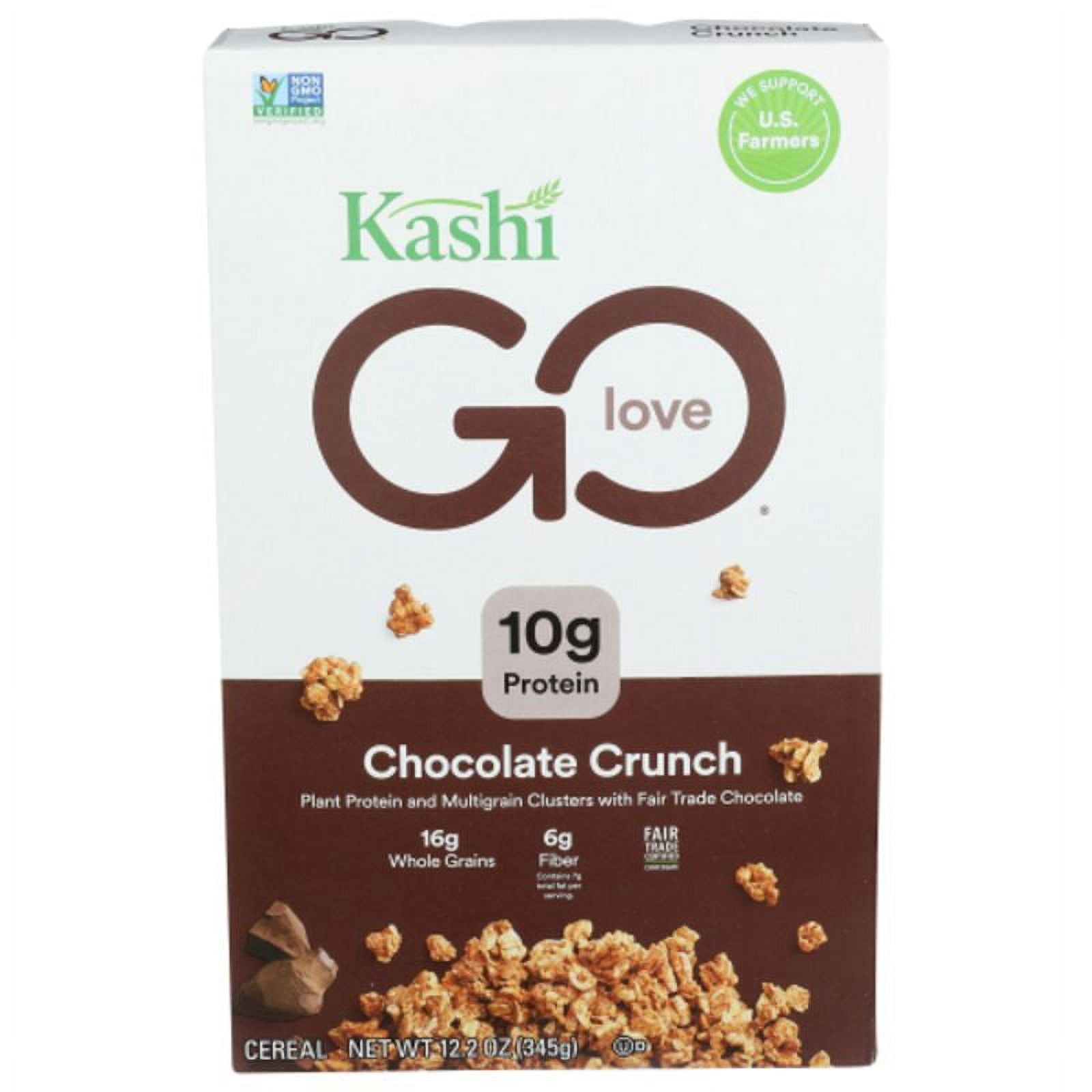 Kashi Go Lean Chocolate Crunch Cereal 12.2 oz Pack of 3 - Walmart.com