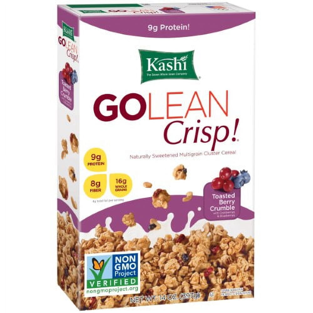 Kashi GoLean Crisp! Multigrain Cluster Cereal Toasted Berry Crumble ...