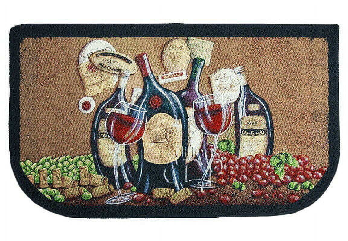 Kashi Home Kitchen Rug, Area Rug, Mat, Beautiful Print Non-Skid Latex ...