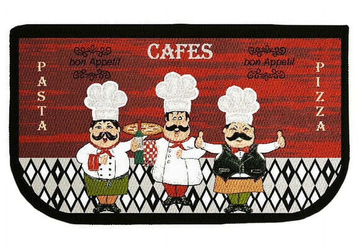 Kashi Home Kitchen Rug, Area Rug, Mat, Beautiful Print Non-Skid Latex ...