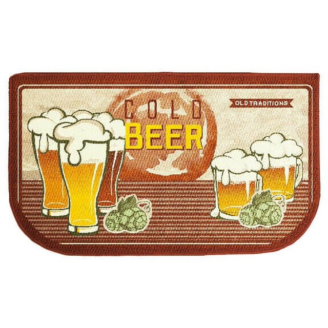 Kashi Home Kitchen Rug, Area Rug, Mat, Beautiful Print Non-Skid Latex ...