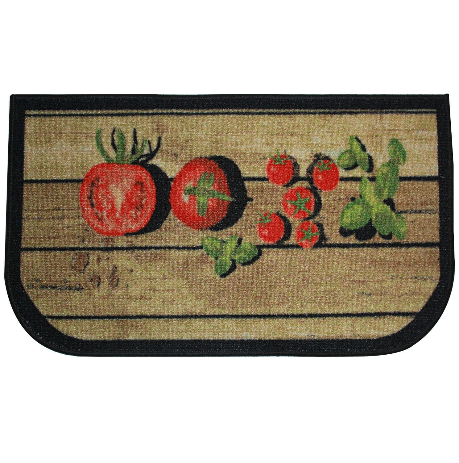 Kashi Home Kitchen Rug, Area Rug, Mat, Beautiful Print Non-Skid Latex ...