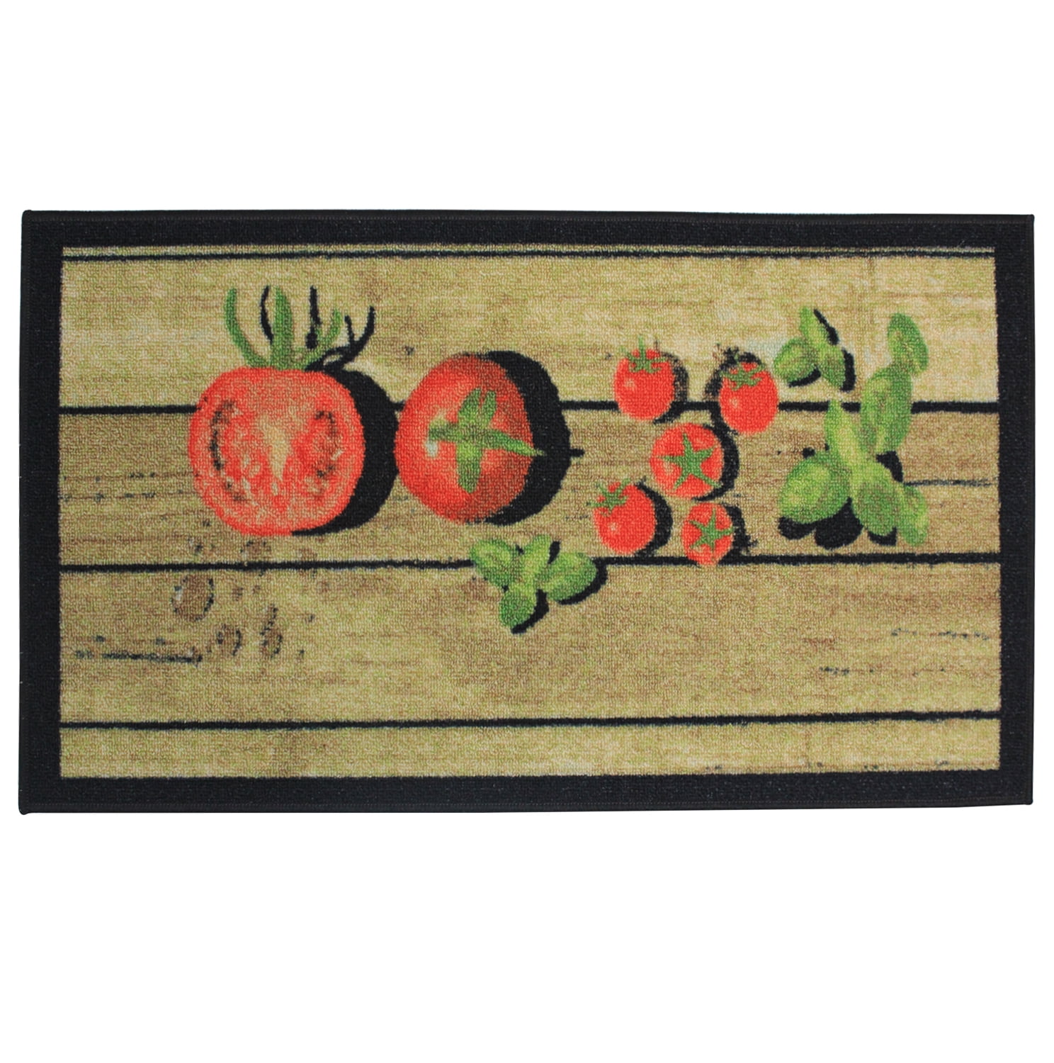 Kashi Home Kitchen Rug, Area Rug, Mat, Beautiful Print Non-Skid Latex ...