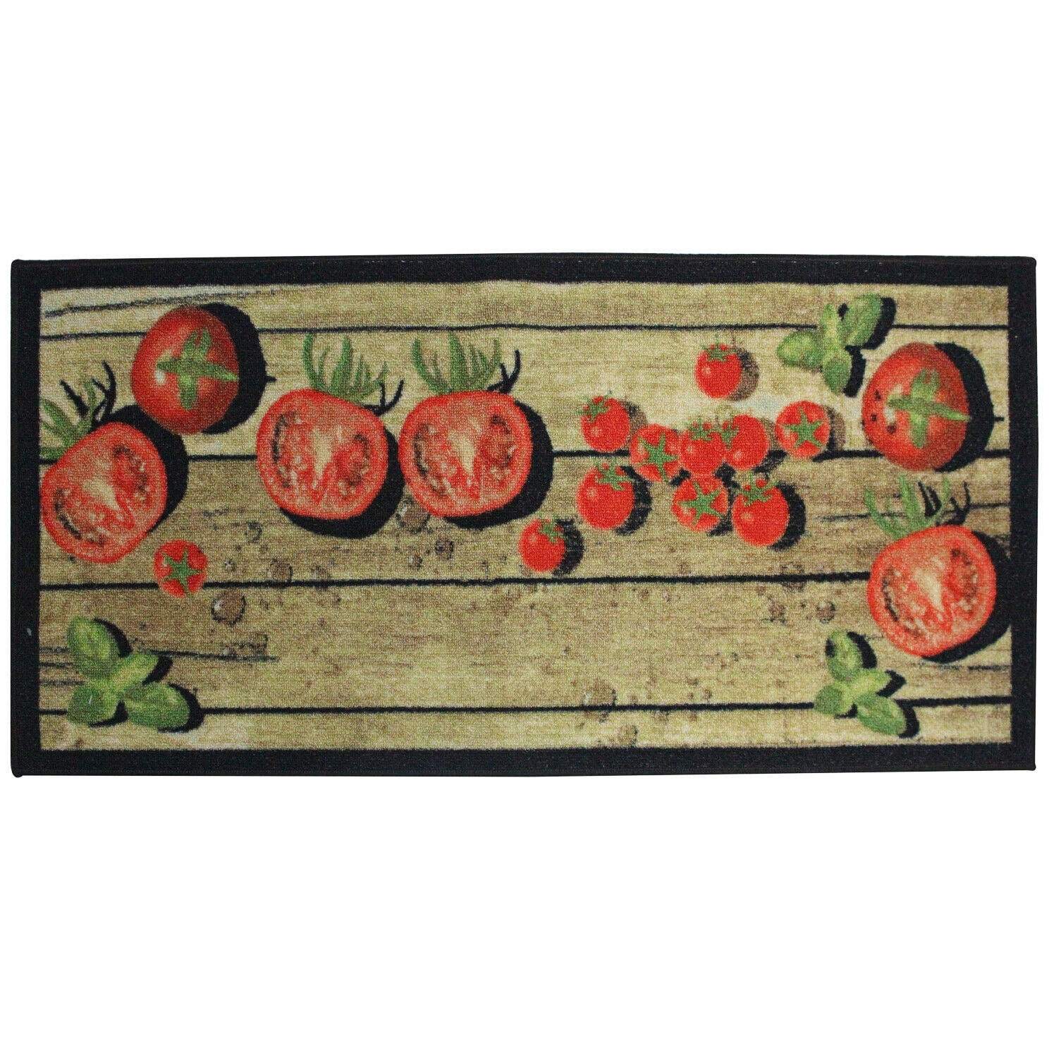 Kashi Home Kitchen Rug, Area Rug, Mat, Beautiful Print Non-Skid Latex ...