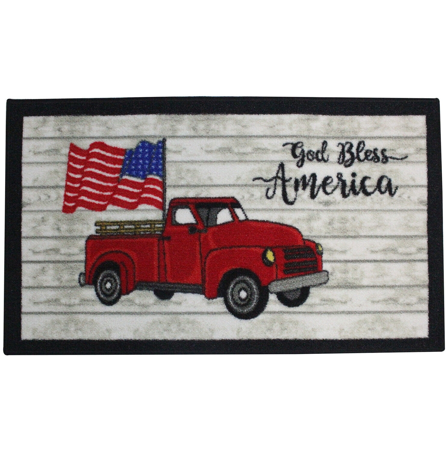 Kashi Home Kitchen Rug, Area Rug, Mat, Beautiful Print Non-Skid Latex ...