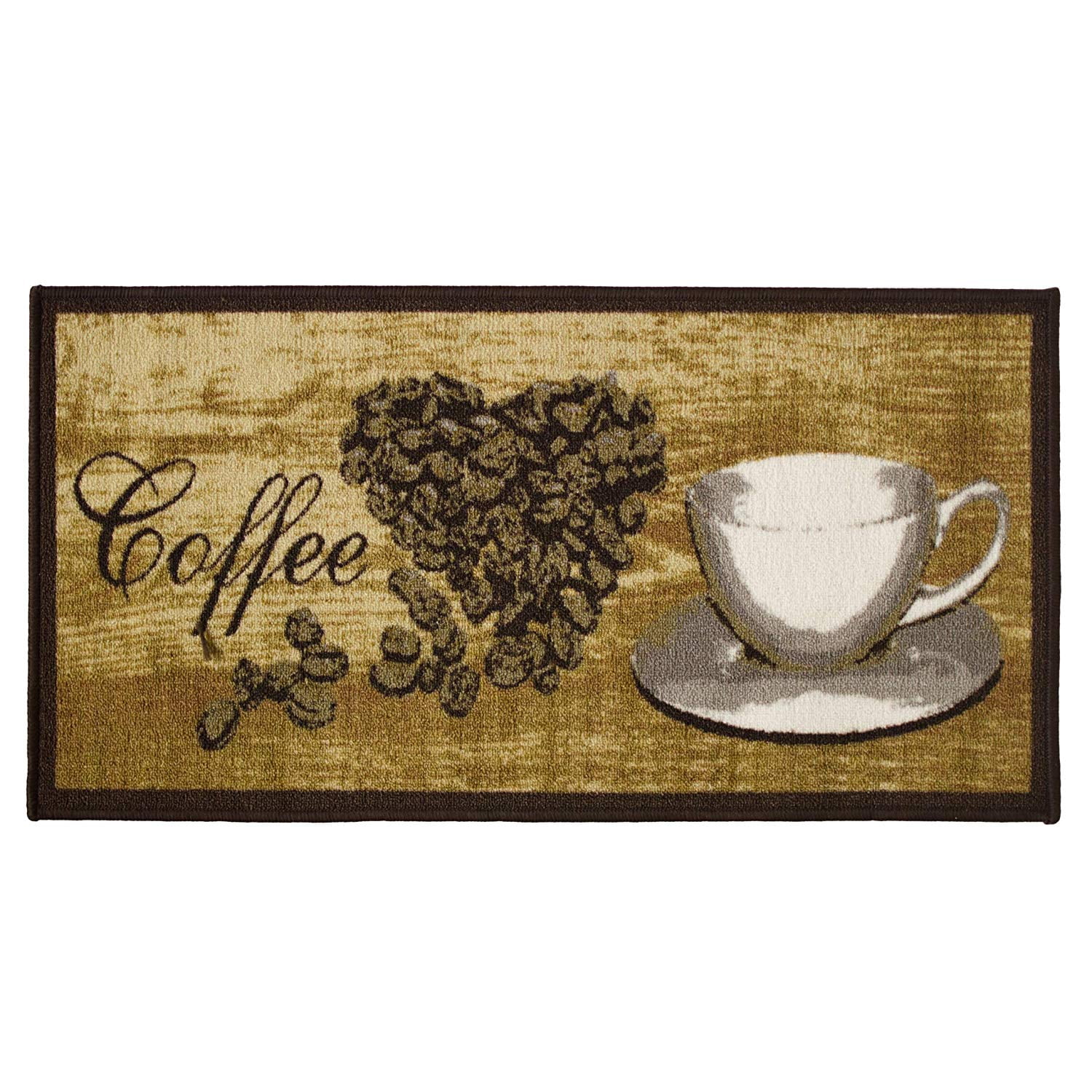 Kashi Home Kitchen Rug, Printed Area Rug, Durable Floor, Door Mat ...